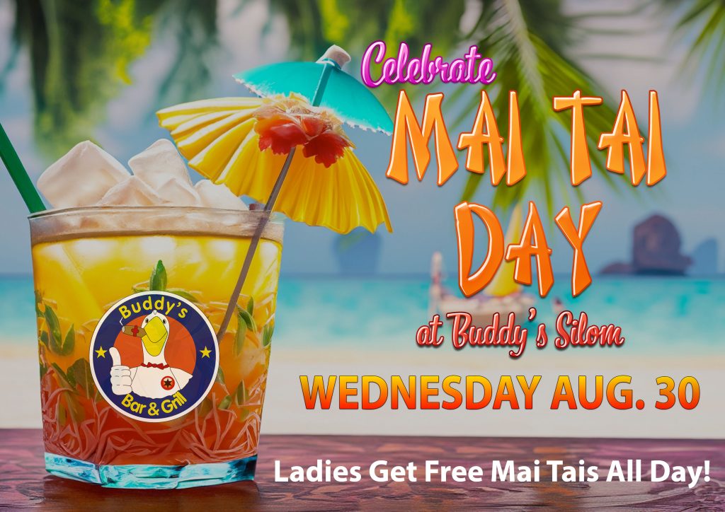 World Mai Tai Day | Buddy's Bar & Grill